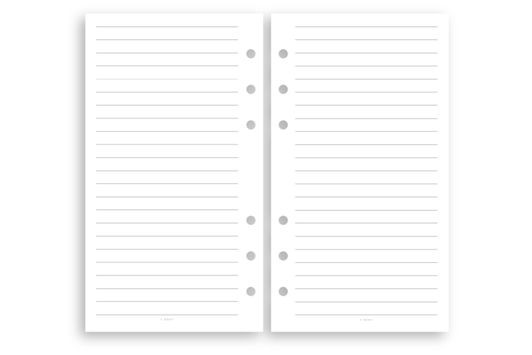 A5 size / Dot note – F-MEMO for English